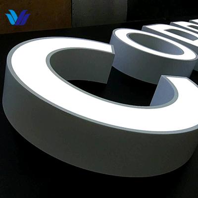 China Hongsen Sign Customized Commercial Signage Luminous Channel Letter Business Outdoor Signs for sale