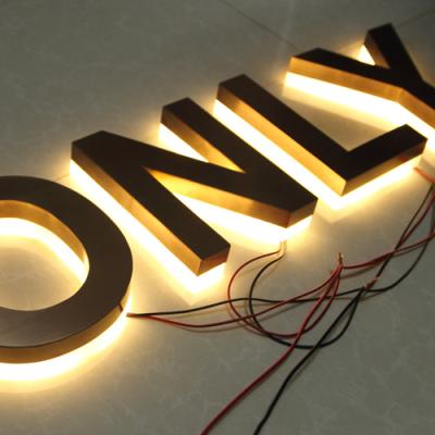 China Best Selling Durable Using Popular Product Led Backlit Metal Letter Led Letter Signs Metal Alphabet Letters for sale