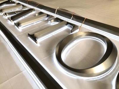 China 3D Storefront Signboard Store Company Brand Logo Custom Channel Letter Signage Backlit Signs ForBusiness Led Sign Board Outdoor for sale
