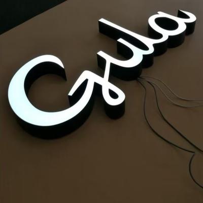 China Customizable Shape LED Front Light Letters Dynamic Illuminated Signs for Outdoor/Indoor Use in Entertainment Venues & Malls for sale