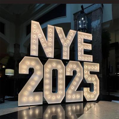 China Dimmable Custom Marquee Letters Alphabet Signs Plug-in Light Bulb Letters for Retail Shop Display for sale