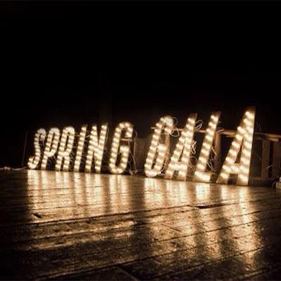 China Modern Acrylic Letters Marquee Letters With Bright LED Illumination for Outdoor Landmark Display for sale