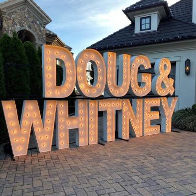 China Customizable Modern LED Light up Marquee Letters for Retail Store Advertising & Decoration Waterproof & Durable for sale
