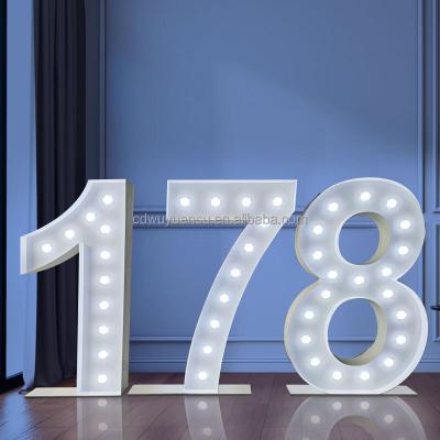 China Custom High Brightness LED Marquee Letters for Wedding Advertising Home & Outdoor Decor-Giant 3ft/4ft Customizable Shapes for sale