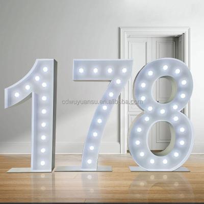 China Wholesale Custom Led Marquee Letters Light led Letter Sign for Wedding Party for sale