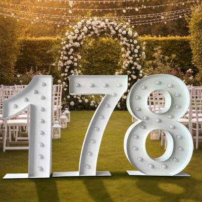 China Custom LED Light up Marquee Letters for Wedding Decoration Neon Sign with Multi Colors Outdoor & Indoor Use for sale