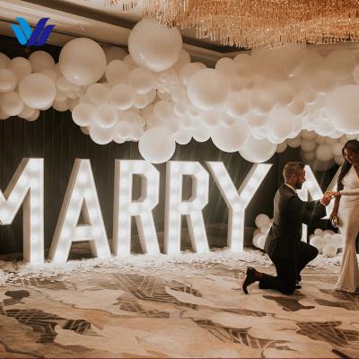China Customizable Giant Luminous LED Marquee Letter Wedding Decorative Light with Water Resistant & Eco-Friendly Features for sale