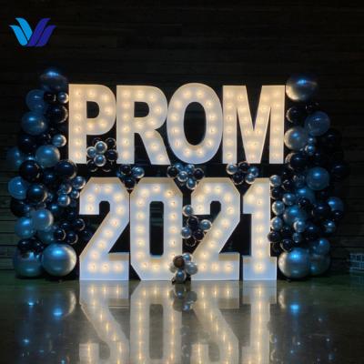 China Custom 3D LED Marquee Letters 3ft & 4ft Wedding Event Sign Eco-Friendly Water Resistant Steady Light Decoration for sale