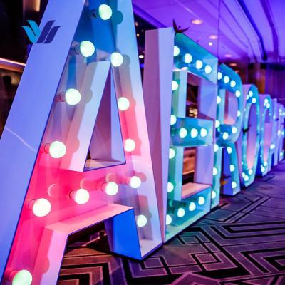 China Wholesale Led Marquee Letters Light up Marquee Letters Led Sign Light Letter for Wedding Party for sale