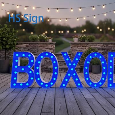 China Giant Custom DC LED Number Signs and Marquee Letters for Outdoor Advertising Weatherproof Displays Decoration for sale