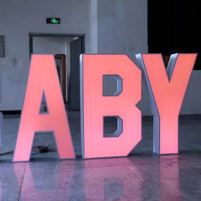 China HS Sign 2023 New Product  Wholesale Wedding Decor  4ft Large Giant Light up Marquee Letter Numbers Lights for sale