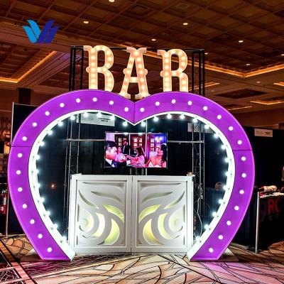 China HONGSEN Wedding Giant LED Alphabet Letter Sign Light-Up Number 3ft-6ft Mall Marquee Letters Outdoor/Indoor Home Use for sale