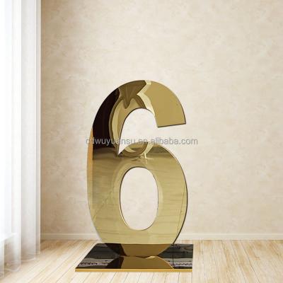 China Stainless Steel Address Number Laser Alphabet Yard Letters House Numbers Advertising Equipment Numeris for Event Party Supplies for sale