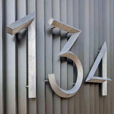 China Vintage Distressed Stainless Steel Brass Aluminium Metal Letters Antique Style Letters for Cafe Restaurant and Retail Shop Decor for sale