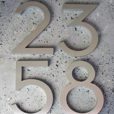 China Custom Outdoor 3D Metal Letters Weatherproof Stainless Steel Brass Aluminium Letters for Building Facade and Storefront Signage for sale