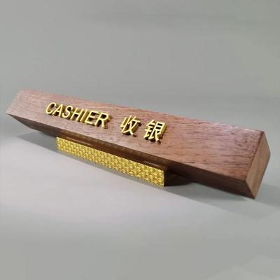 China Durable Modern Customizable Outdoor Stainless Steel Brass Aluminium Metal Letters for Hotel Office Desktop Signage for sale