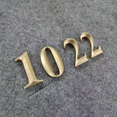 China Custom 3D Stainless Steel Brass Aluminium Metal Letters for Storefront Signage for sale
