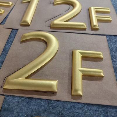 China Custom Weatherproof Stainless Steel Brass Aluminium 3D Metal Letter for Brand Identity Interior Decor for sale