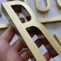 China Custom Metal Letter Plaques Stainless Steel Brass Aluminum CNC Engraved 3D Relief for sale