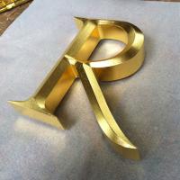 China Custom Metal Letter Plaques Stainless Steel Brass Aluminum CNC Engraved 3D Relief for sale