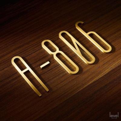China 3d Outdoor Metal Letters Brass Sign Metal Logo Letter Signage Metal Wall Sign for sale