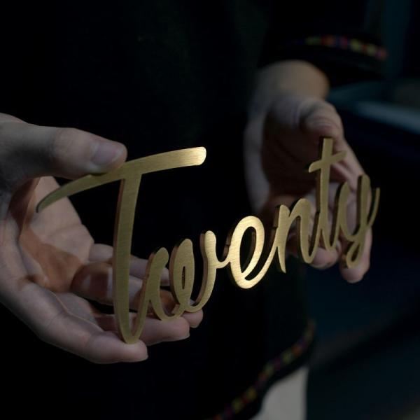 Quality OEM High Quality Gold-Plated 3D Engraved Carved Stainless Steel Decorative Sign Letters for Hotel Door Sign and House Number for sale