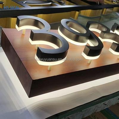 China HS SIGN Factory Direct  Custom 3d Acrylic Advertising  Light Box With Outdoor  Led Light Boxes for sale