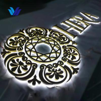 China Hongsen Advertising Light Box 3d Letter Sign Billboard  Round Double Side Aluminum Wall Outdoor Led Light Box for sale