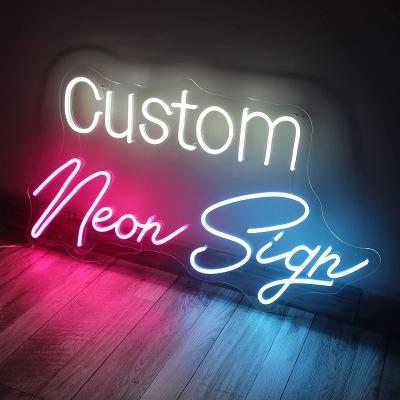 China Custom LED Neon Light Wedding Home Party Event Decor Neon Sign Letters Led Custom Neon logo Sign for Shop for sale
