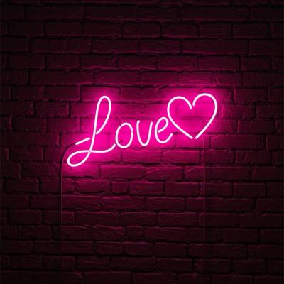 China Custom Size Modern LED Flexible Neon Signs for Interior Decoration Bedroom Wall Decor for sale