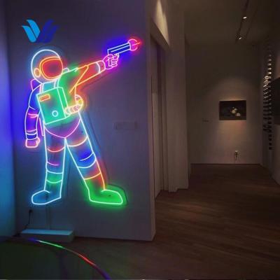 China HONGSEN  to the Moon and Back Neon Sign It Was All a Dream Neon Sign for sale