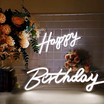 China Wedding Party  Customized LED Neon Letter Signs Neon Light Sign Happy Birthday for sale