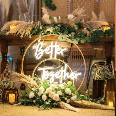 China Custom PVC LED Neon Sign Letters Decoration Flexible Strip Light 12V for Office Use for sale
