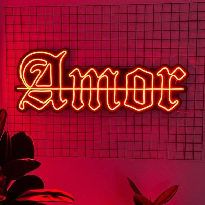 China Customizable Long Lasting Multi Color Neon Sign With Remote Control for Store Wall Decoration for sale