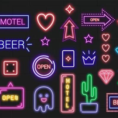 China Custom Colorful Art Deco LED Neon Sign for Home Bar and Wall Decoration for sale