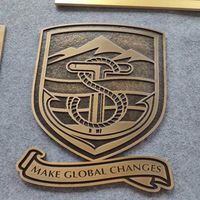 China Custom Logo Plaque Blank Custom Gold Brass Nameplate for Laser Engraving  Wall Plaques Decorative Etched Custom Brass Signage for sale