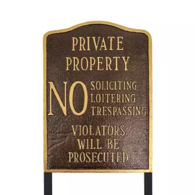 China Rustic Handcrafted Modern Custom Design Plaque & Sign with Customizable Size for Historical Monuments for sale