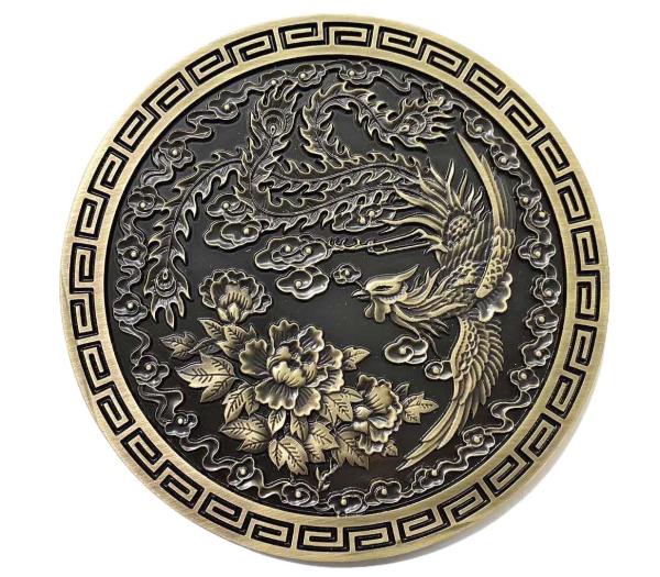 Quality 3D Modeling Relief Technology High Standard High-Gloss Custom Design UV Printed Brass Aluminium Commemorative Metal Plaque for sale
