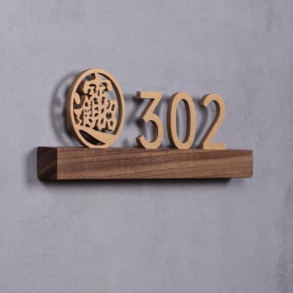 Quality Custom Hotel Number Stainless Steel Hotel Room Floor Number Led Logo Signs 3D Led Lighted Address Signage House Numbers for sale