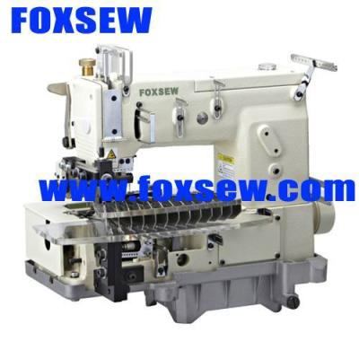 China 12-needle Flat-bed Double Chain Stitch Sewing Machine (tuck fabric seaming) FX1412PTV for sale