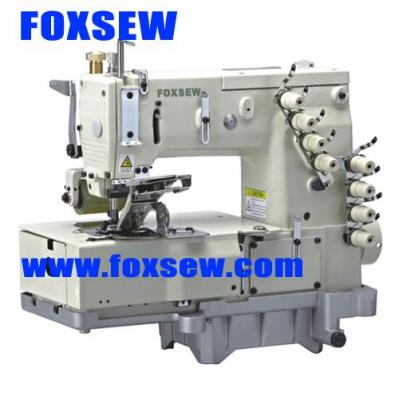 China 4-needle flat-bed double chain stitch sewing machine(for shirt fronting) FX1404PSF for sale