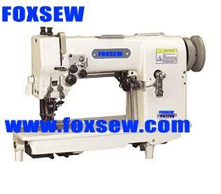 China Industrial Double Needle Hemstitch Picoting Sewing Machine FX1723 with Puller 220V for sale