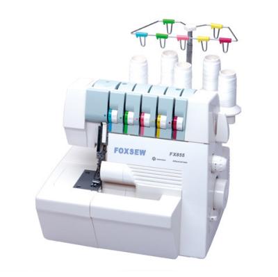China 5-Thread Household Overlock Sewing Machine FX855 110V 750W for Heavy Fabrics for sale