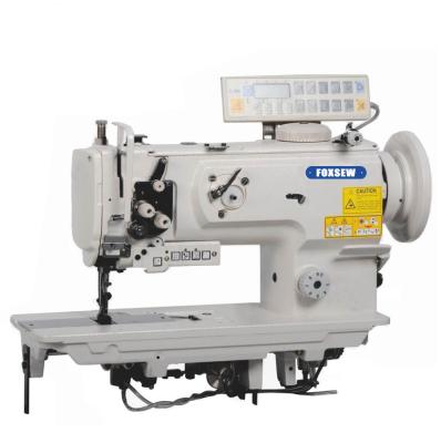 China Single Needle Compound Feed Walking Foot Heavy Duty Lockstitch Sewing Machine with Automatic Thread Trimmer for sale