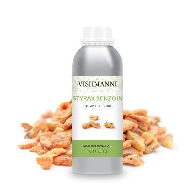 China Van het de Etherische oliënstoraxhars van 1KG Aromatherapy het Benzoëetherische olie door Distillatie Te koop