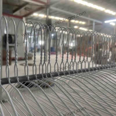 China Non-slip Design Dry Cleaner Hanger with Customized Box Design and Gross Weight of 13kgs Per Box for sale