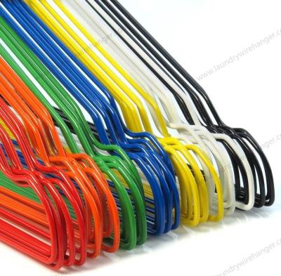 China Wire Dry cleaning hanger 16/18 Inches Width for Tangle-free Laundry Organization for sale