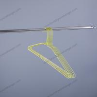 China 14.5 Gauge Galvanized Wire Hangers Proper Shape With A Rounded Hook End for sale