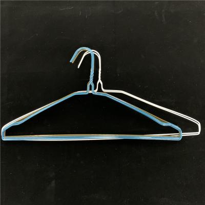 China Diameter 1.9mm Wasserij Drogende Hanger, 16 Kleerhangers van de Duim Witte/Zwarte Draad Te koop