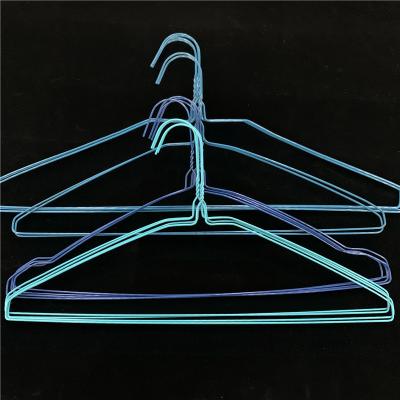 China Laundry Industry Steel Coat Hangers , Commercial 20.5cm Strong Metal Hangers for sale